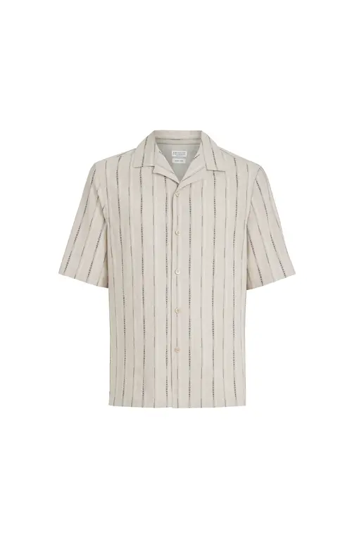 Brunello Cucinelli Seersucker Shirt