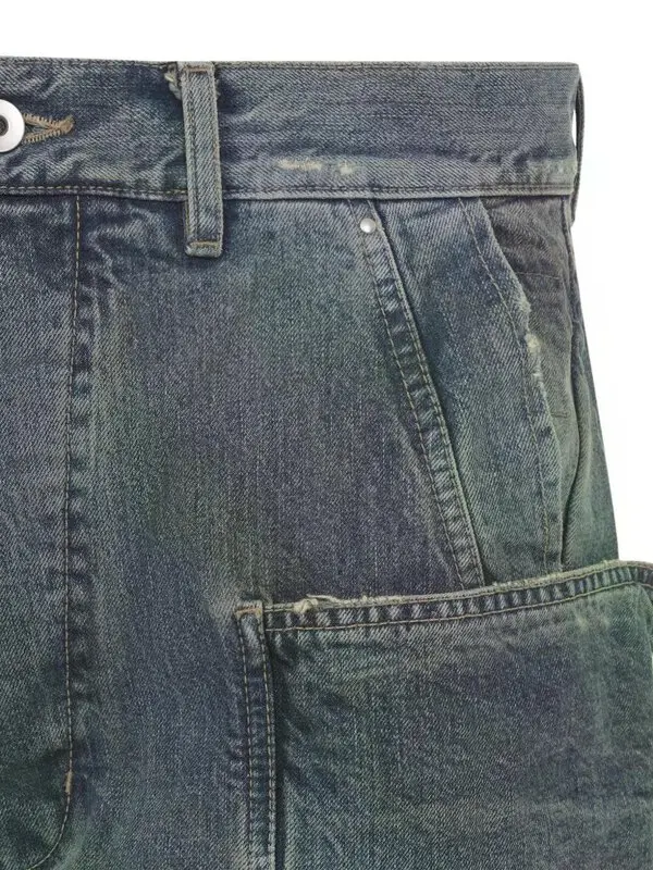 Rick Owens Stefan Cargo Trousers - Blue