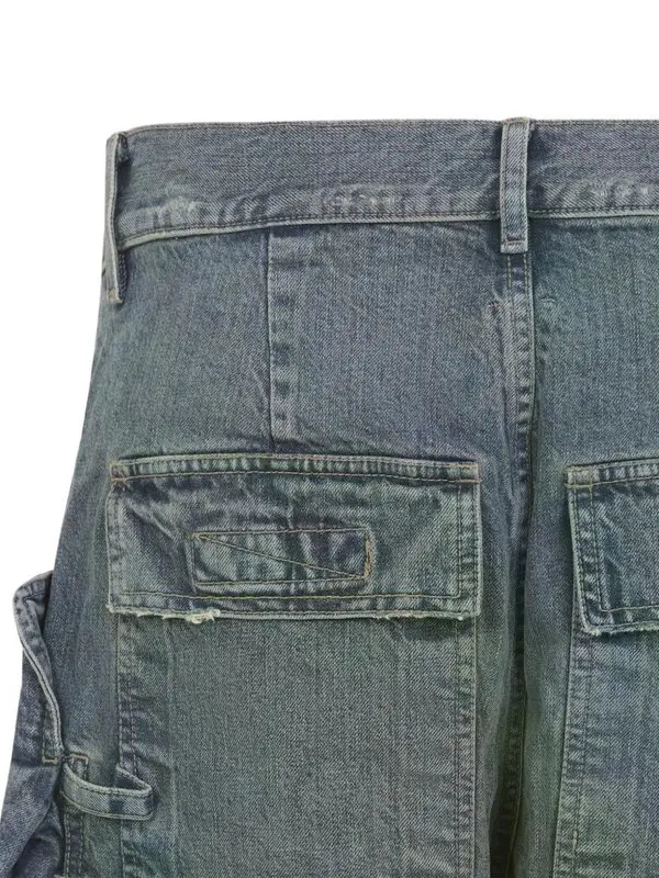 Rick Owens Stefan Cargo Trousers - Blue