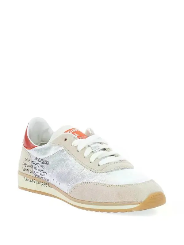 Patrizia Pepe Laminated Running Sneakers