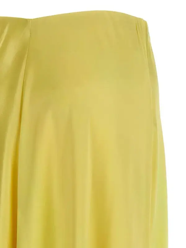 Alberta Ferretti Lace Insert Skirt