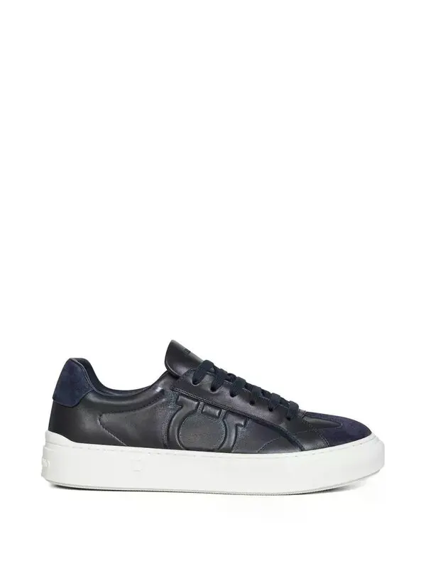 FERRAGAMO Gancini Leather Sneakers