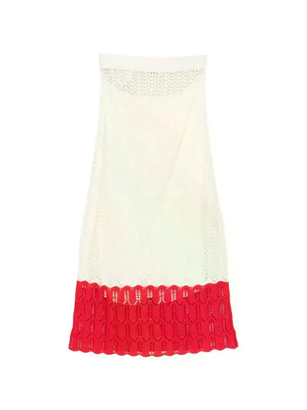 JIL SANDER Elastic-waistband Midi Skirt