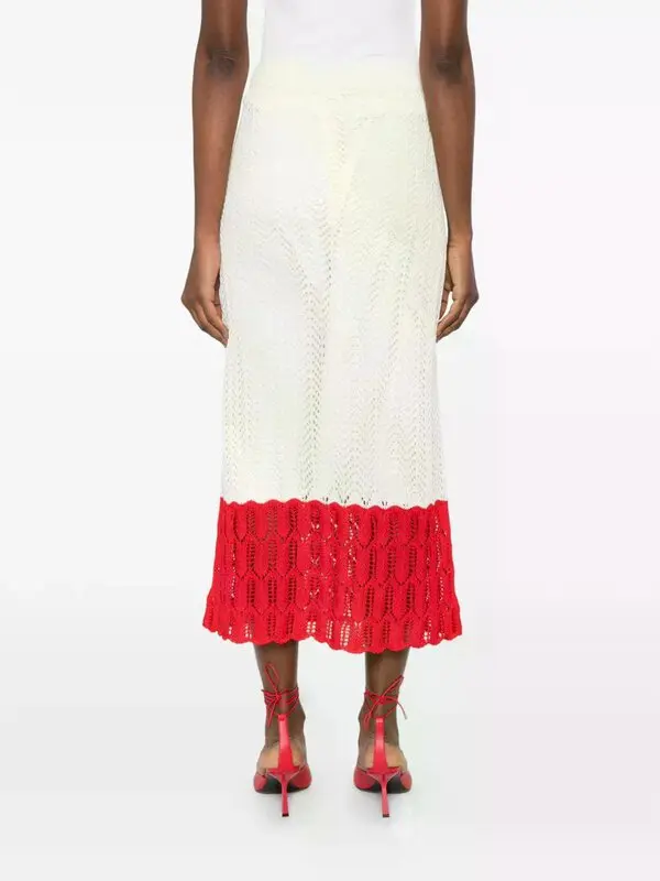 JIL SANDER Elastic-waistband Midi Skirt