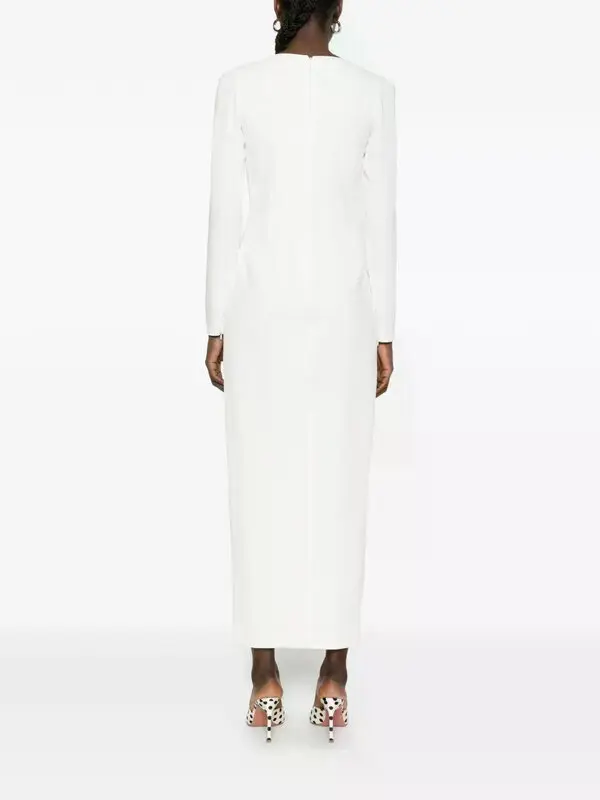 Alessandra Rich Bow-detail Maxi Dress