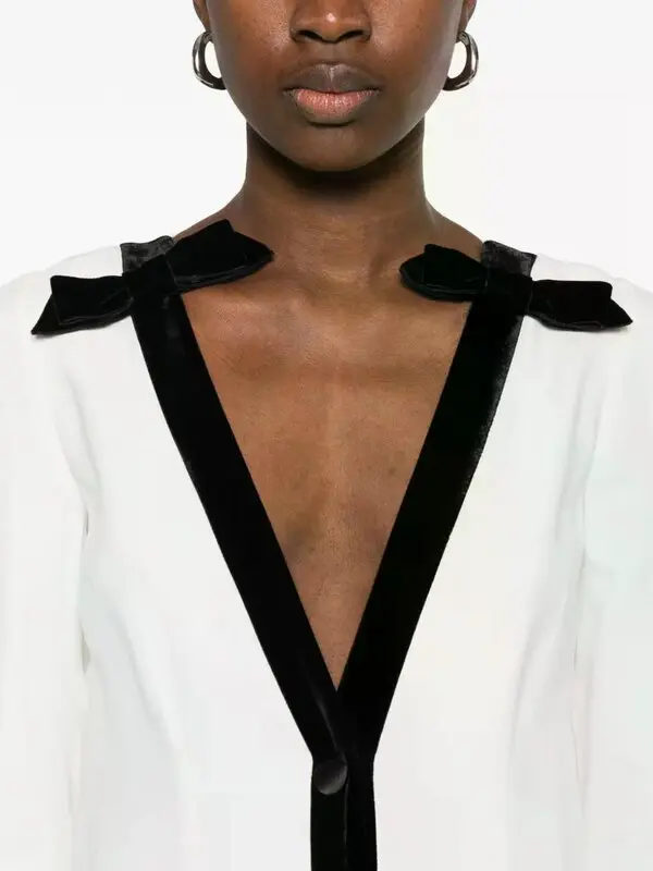 Alessandra Rich Bow-detail Maxi Dress