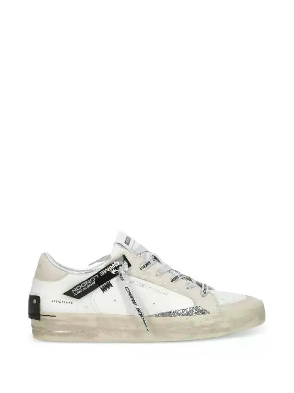 CRIME LONDON Sk8 Deluxe Glitter Sneakers