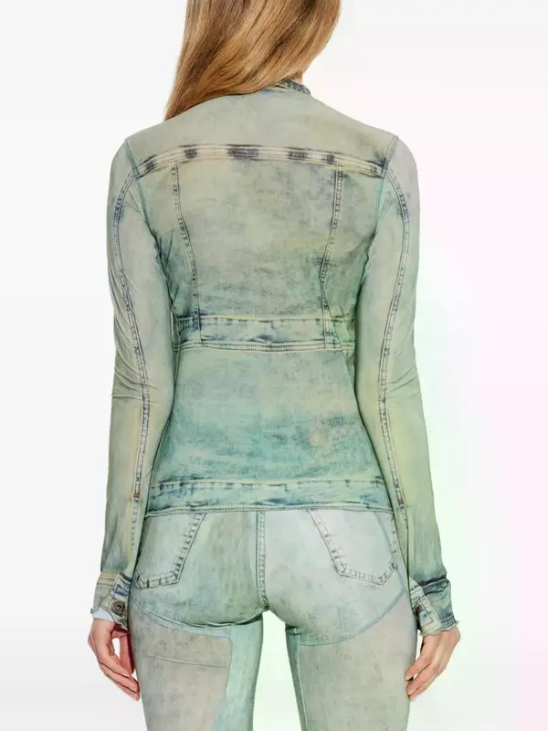 KNWLS Halcyon Buttoned Denim Top