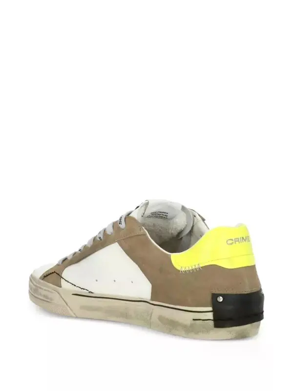 CRIME LONDON Deconstructed Sneakers - White