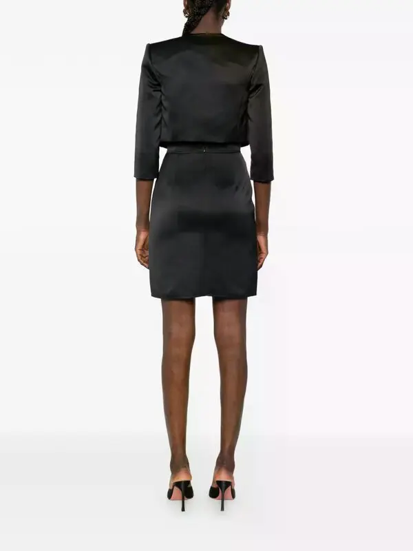 Elisabetta Franchi Appliqué Dress - Black