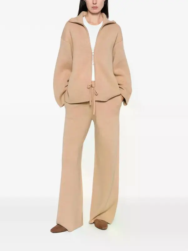 Soft Goat Knitwear Trousers