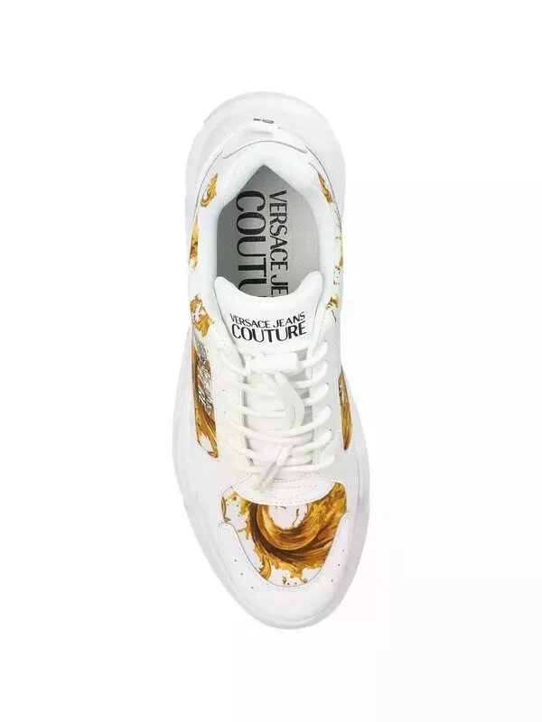 Versace Baroque Lace-up Sneakers
