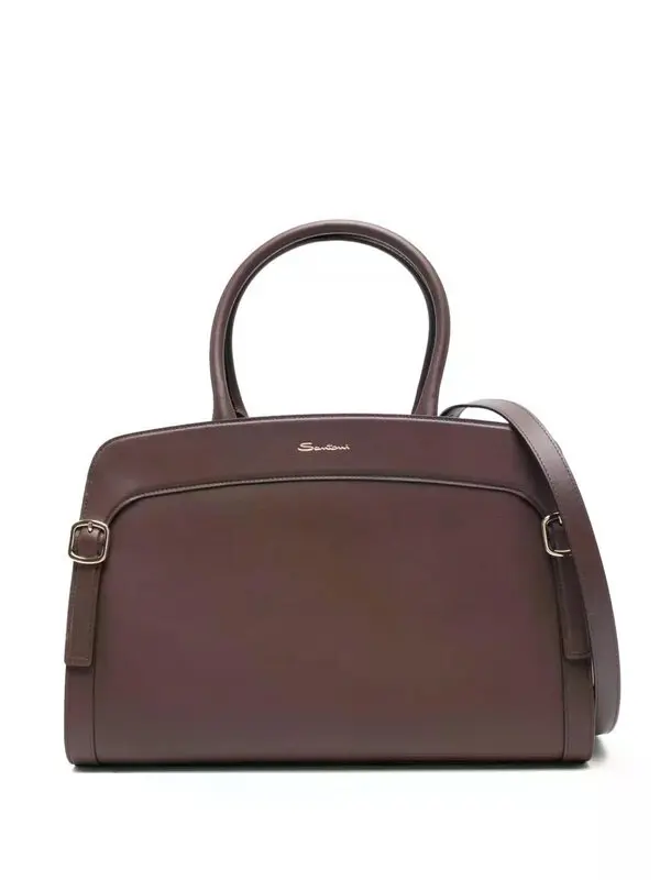 Santoni Buckle-detail Tote