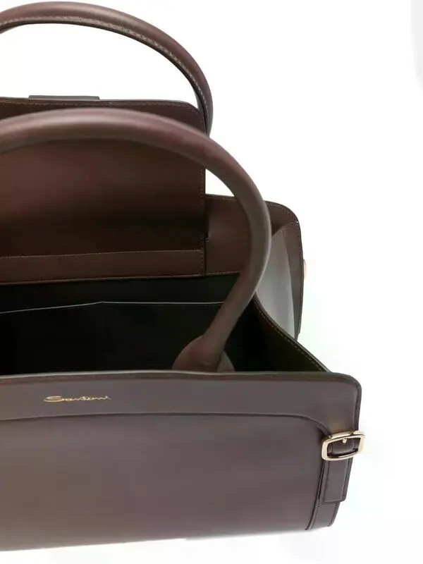 Santoni Buckle-detail Tote