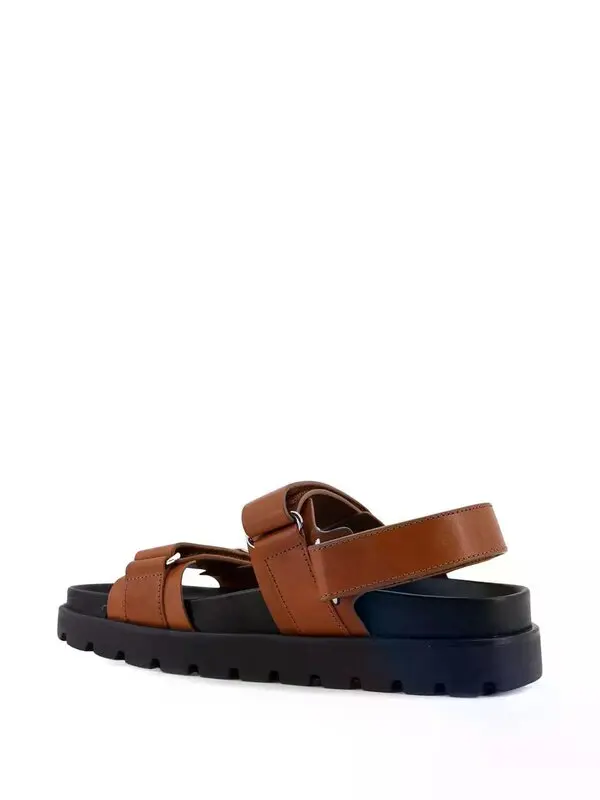 Tory Burch Logo Calf Leather Sandals