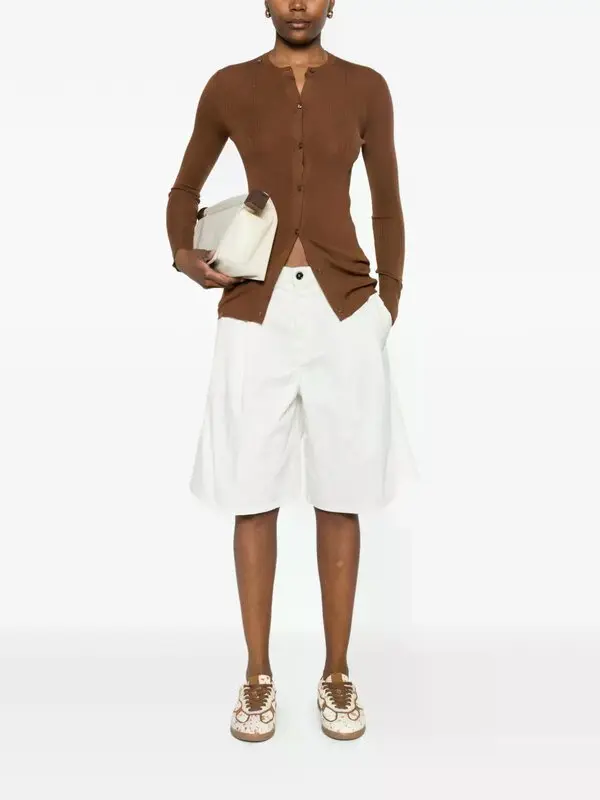 NINE:INTHE:MORNING Pleated Wide-leg Shorts