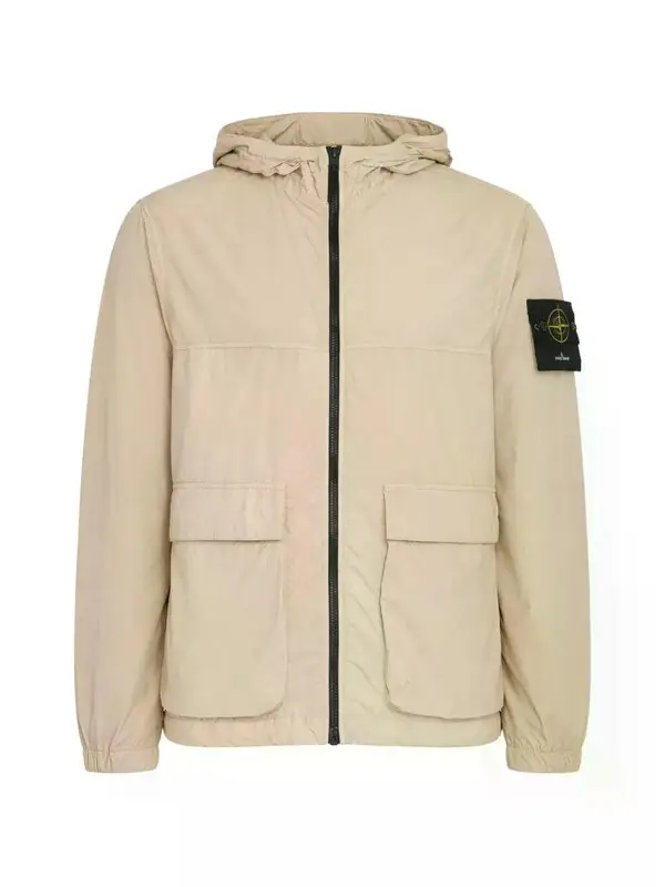 Stone Island Hooded Pocket Jacket - Neutrals