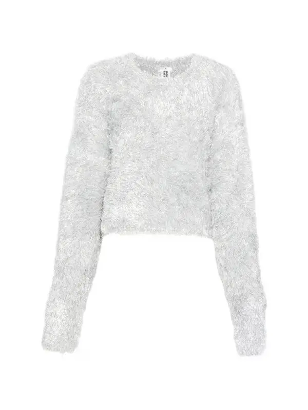 Noir Kei Ninomiya Lurex-effect Pullover - Neutrals