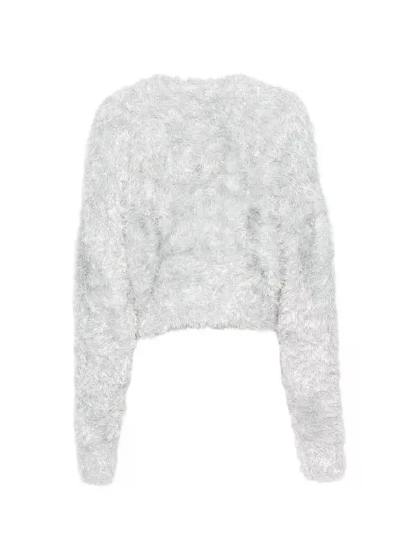 Noir Kei Ninomiya Lurex-effect Pullover - Neutrals