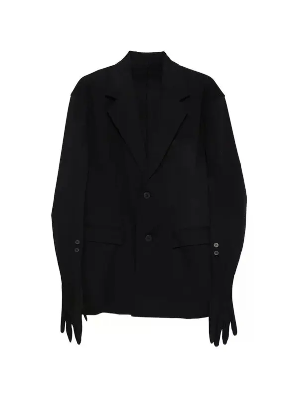 Issey Miyake Glove Detail Fitted Jacket