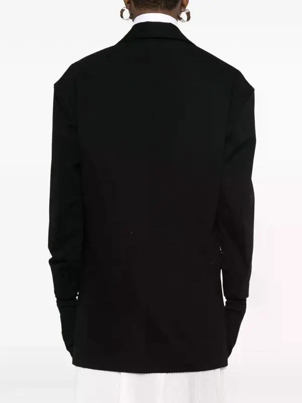Issey Miyake Glove Detail Fitted Jacket