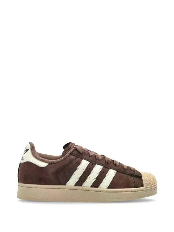 Adidas Superstar 2 Lace-up Sneakers - Brown