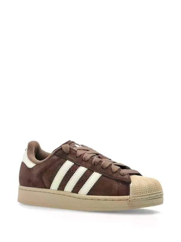 Adidas Superstar 2 Lace-up Sneakers - Brown