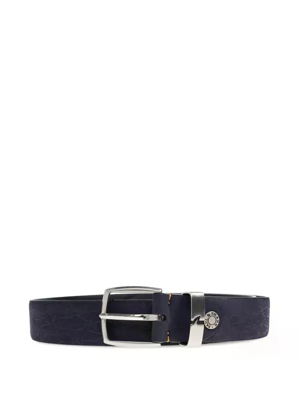 Paul & Shark Leather Belt - Blue