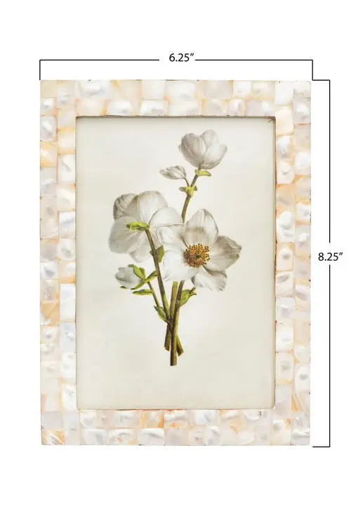 STORIED HOME Mother Of Pearl Photo Frame