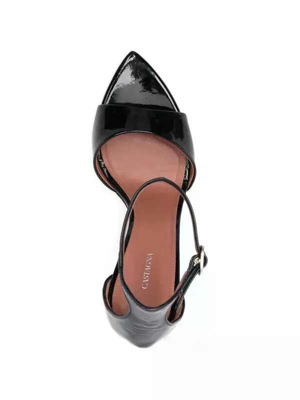 CASTAGNA Aida Ankle-strap Sandals - Black