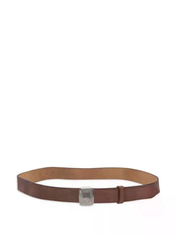 Ralph Lauren Leather Rectangle-buckle Belt - Brown