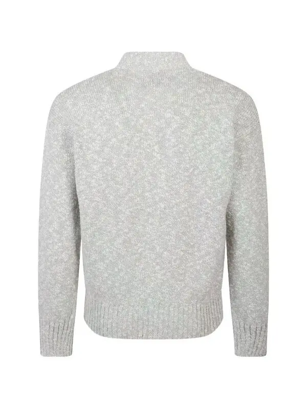 Tagliatore V-neck Cardigan - Grey