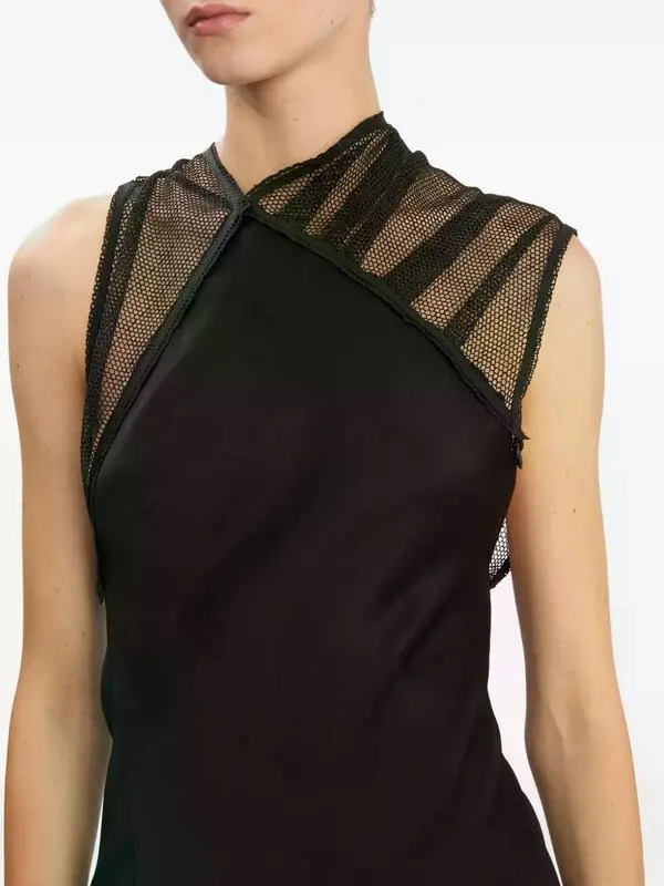 Victoria Beckham Mesh Detail Gown