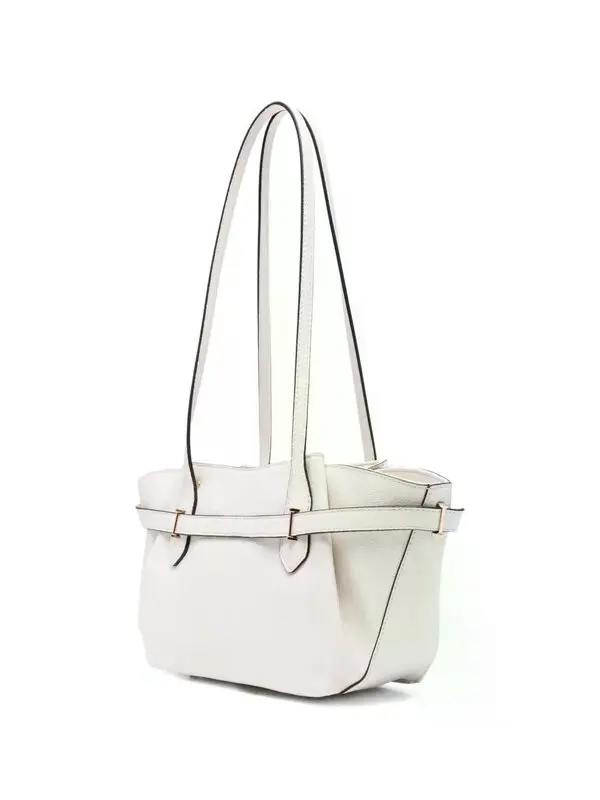 Guess Logo-plaque Shoulder Bag - Neutrals
