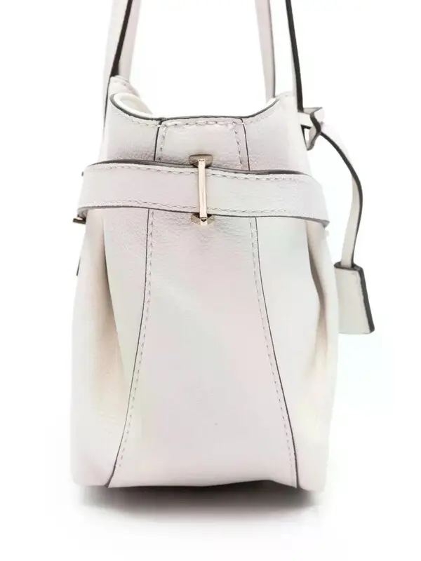 Guess Logo-plaque Shoulder Bag - Neutrals