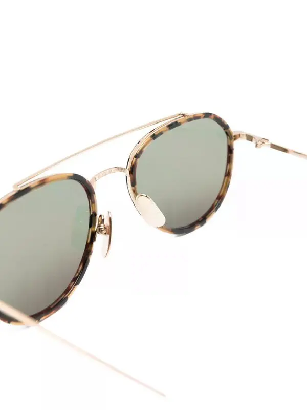 Thom Browne Pilot-frame Sunglasses - Brown