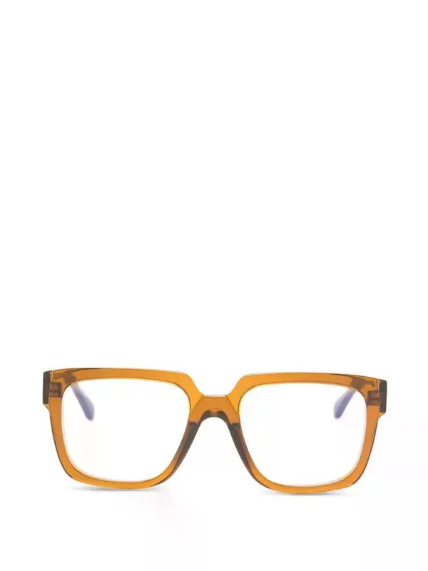 KUBORAUM Maske K3 Square Eyeglasses - Brown