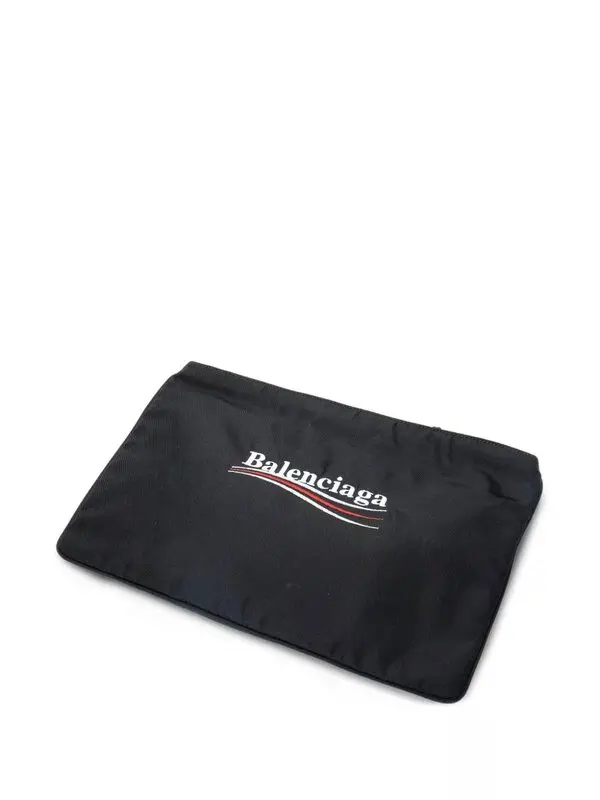 Balenciaga Logo-print Clutch