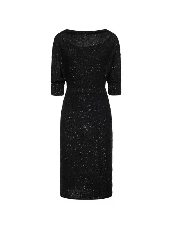 Max Mara Sequin-embellished Midi Dress