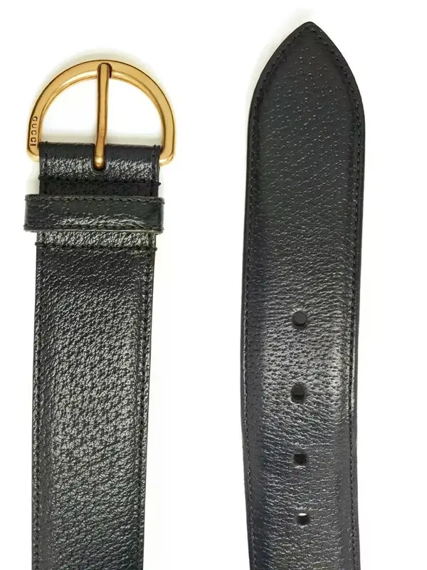 Gucci Leather Buckle Belt