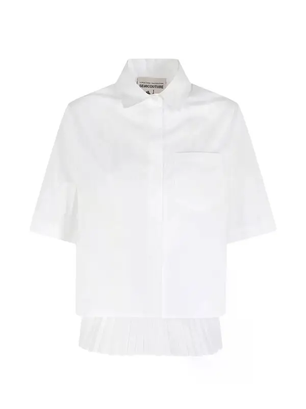 SEMICOUTURE Dominga Pleated Shirt