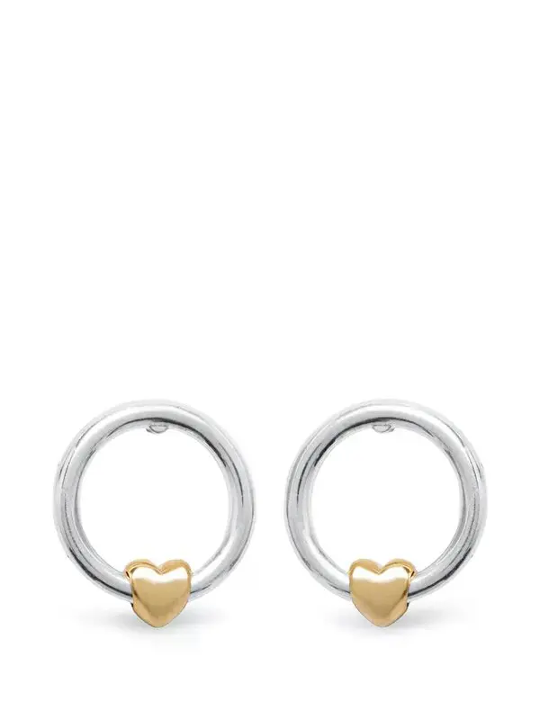 TOUS Heart Embellishment Stud Earrings - Silver