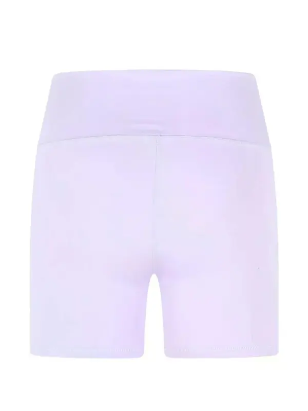 Adidas By Stella McCartney High-waist Logo Shorts - Purple
