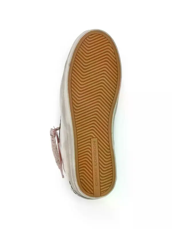 CRIME LONDON Sk8 Deluxe Leather Sneakers