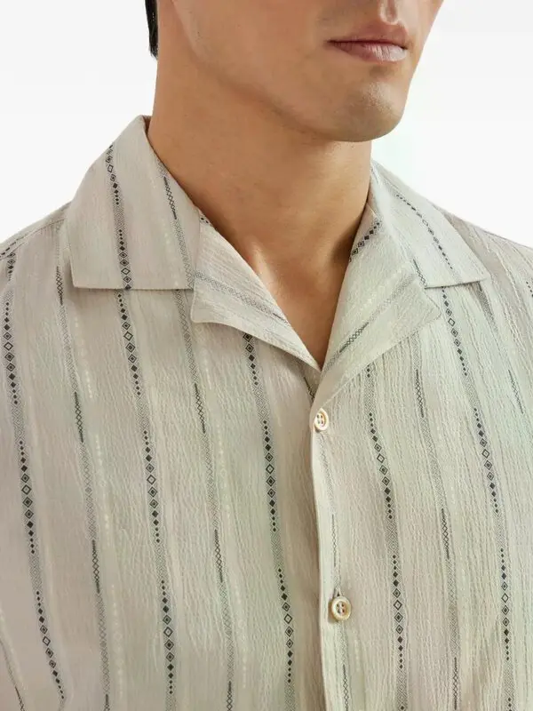 Brunello Cucinelli Short-sleeve Shirt - Grey