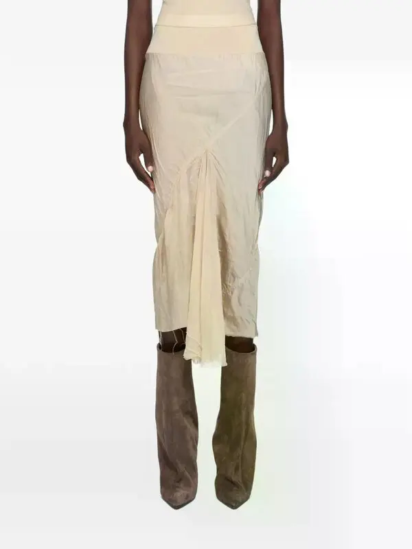 Rick Owens Temple Ruched Skirt