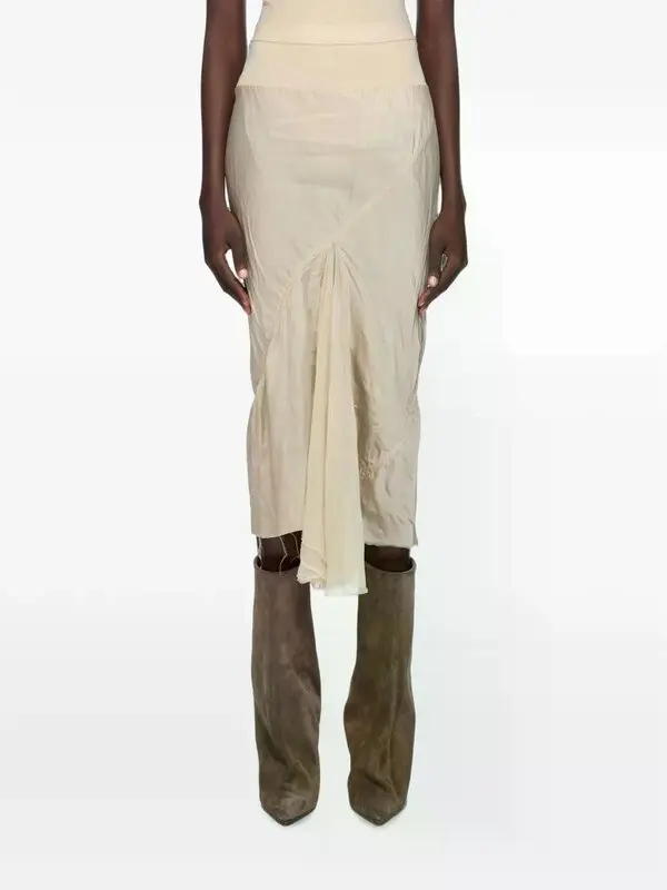 Rick Owens Temple Ruched Skirt