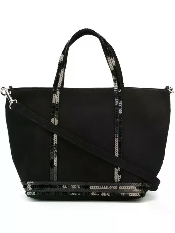 Vanessa Bruno Small Sequin Trim Shopping Tote