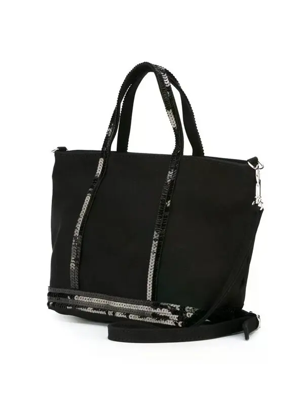 Vanessa Bruno Small Sequin Trim Shopping Tote