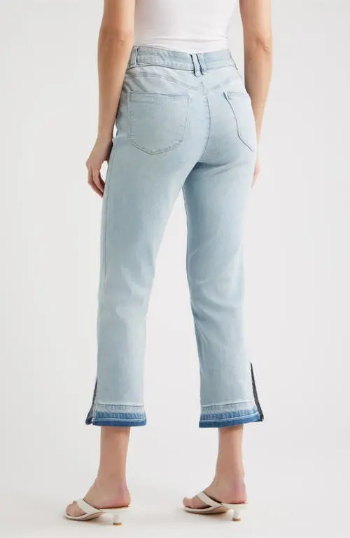 Wit & Wisdom High Waist Ankle Bootcut Jeans - Powder Blue Artisanal